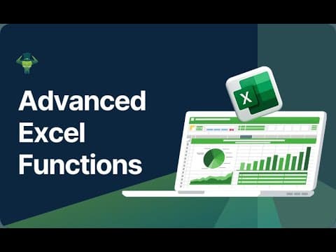 Online Training Course on Working With Advanced Excel Functions with Certification