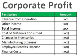 Corporate Profit - What Is It, Vs Wages, Example