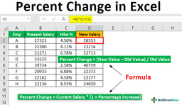 How To Calculate Percentage Change In Excel? (With Examples)