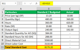 Standard Cost Formula - What Is It, Examples, Calculation