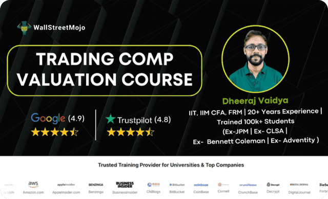 Trading Comp Valuation Course Online with Certification