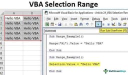 VBA Selection Range | How to Select a Range in Excel VBA?