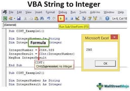 VBA String to Integer - Use CINT Function for Data Conversion