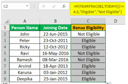 YEARFRAC Function In Excel - Meaning, How To Use?, Examples