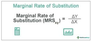 Marginal Rate of Substitution - Meaning, Formula, Examples