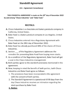 Standstill Agreement - What Is It, Examples, Template