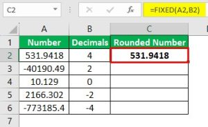 FIXED Excel Function - What Is It, Syntax, Examples, How To Use?